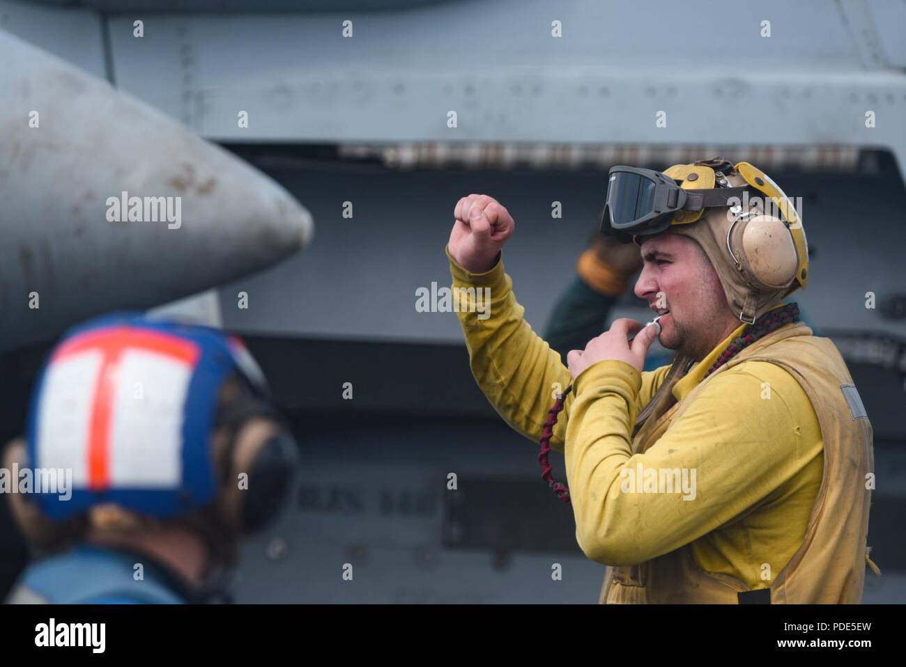 MEDITERRANEAN SEA (May 13, 2018) Aviation Boatswain's Mate (Handling ...