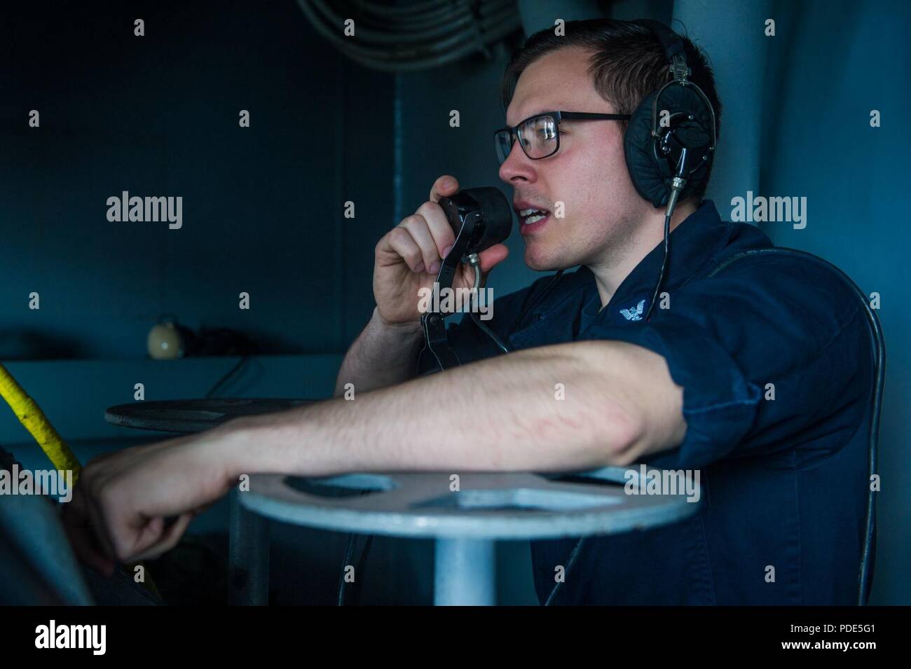 WATERS SOUTH OF JAPAN (May 13, 2018) Sonar Technician (Surface) 2nd ...