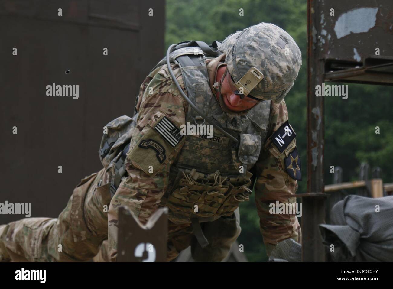 Sgt. 1st Class Terrance Widmer, a native of Ancona, IL, assigned to 2nd ...