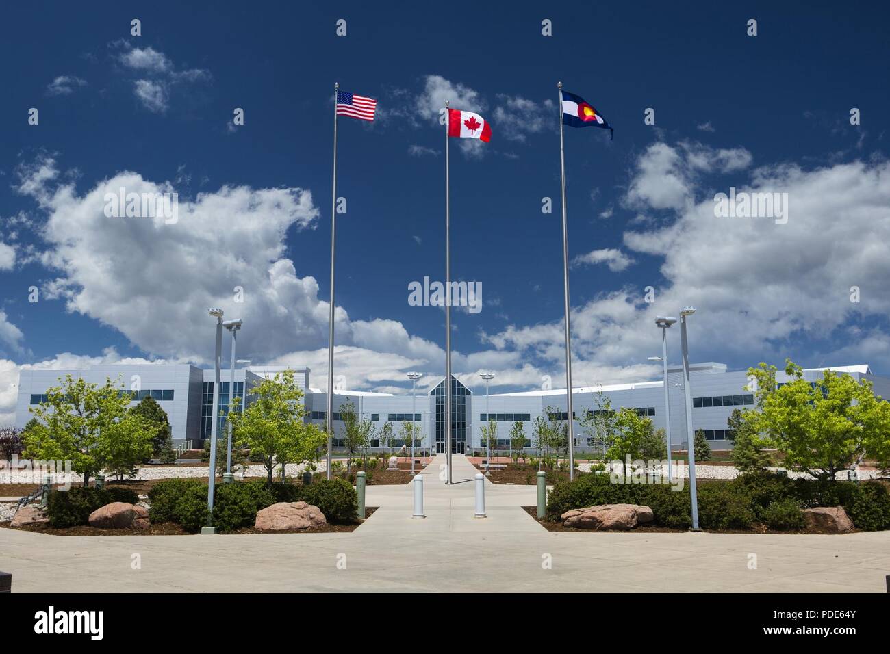 Photo illustration of the North American Aerospace Defense Command and ...