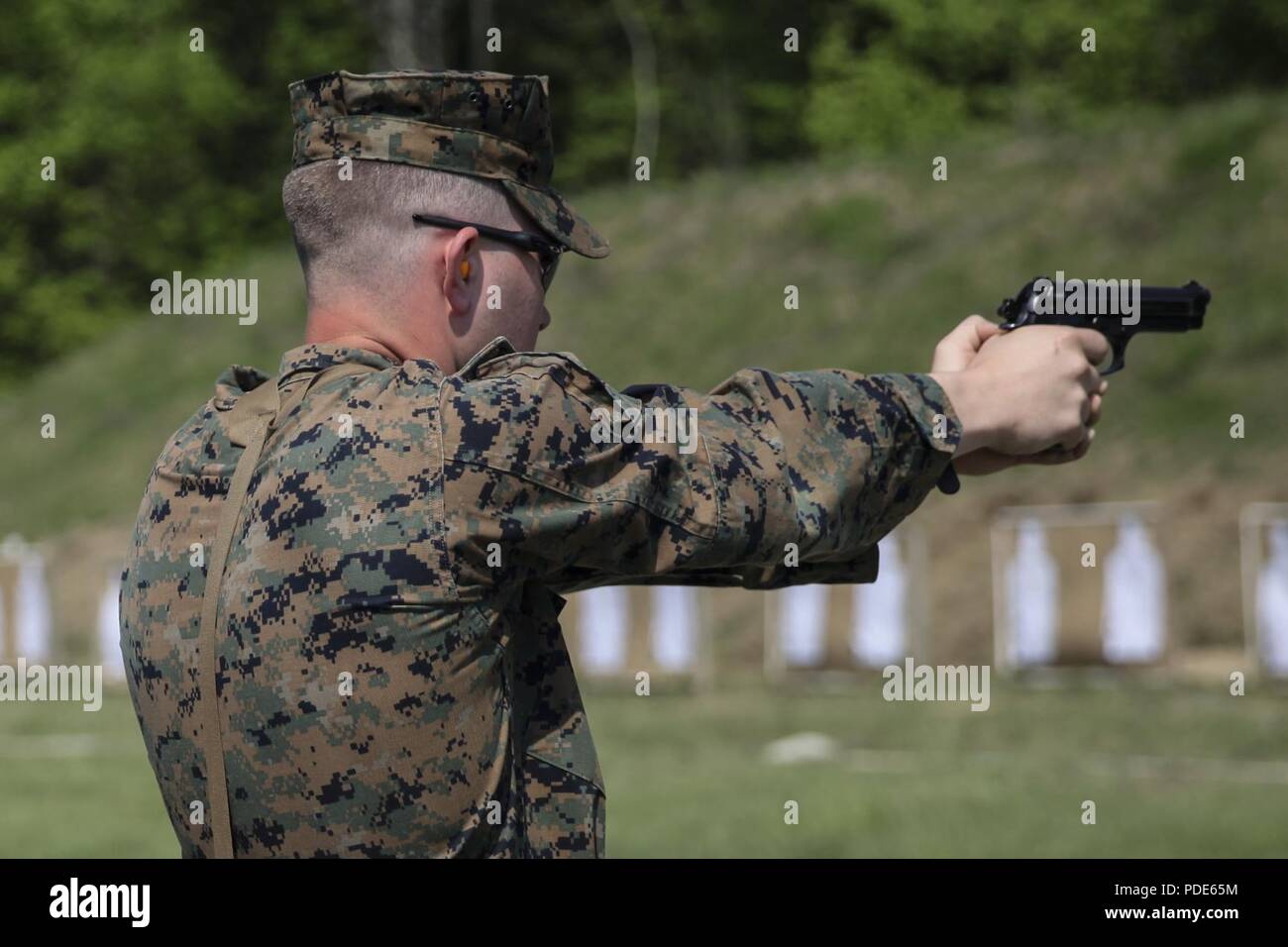 U.S. Marine Lance Cpl. Mitchell R. Neimann, heavy equipment operator ...