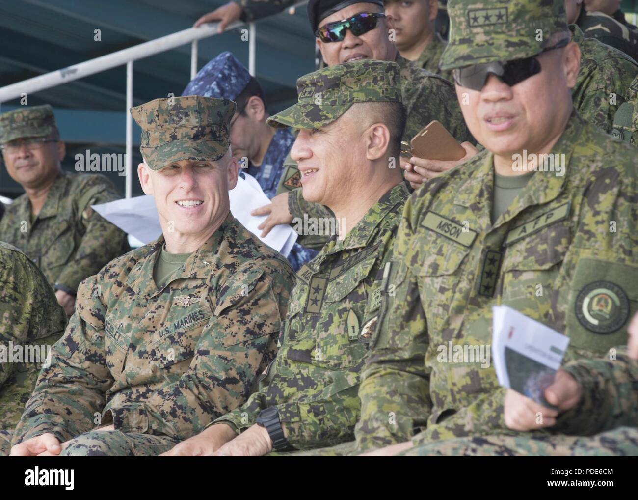U.S. Marine Corps Brig. Gen. Thomas D. Weidley, commanding general, 1st ...