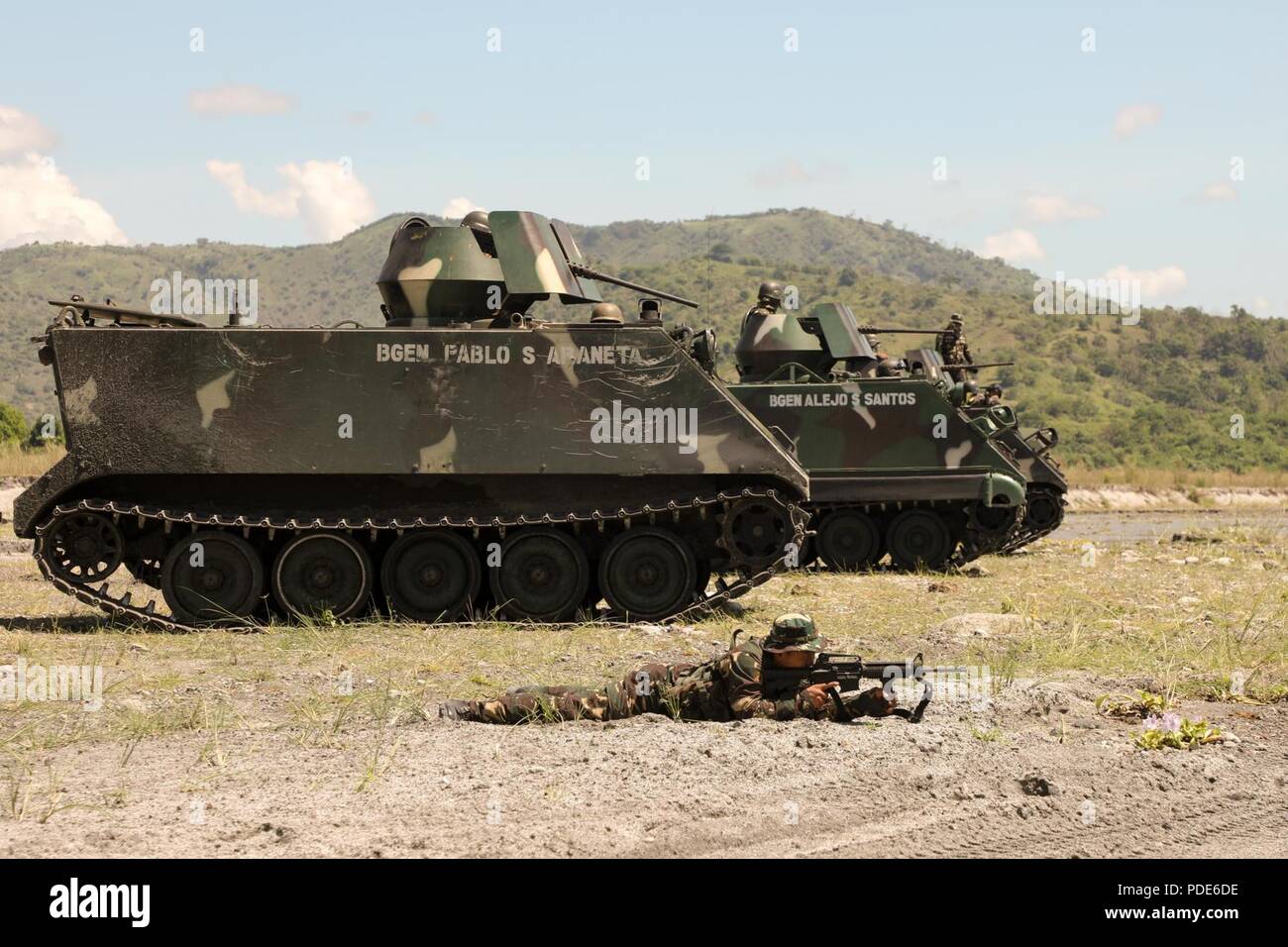 M113 armored personnel carriers hi-res stock photography and images - Alamy