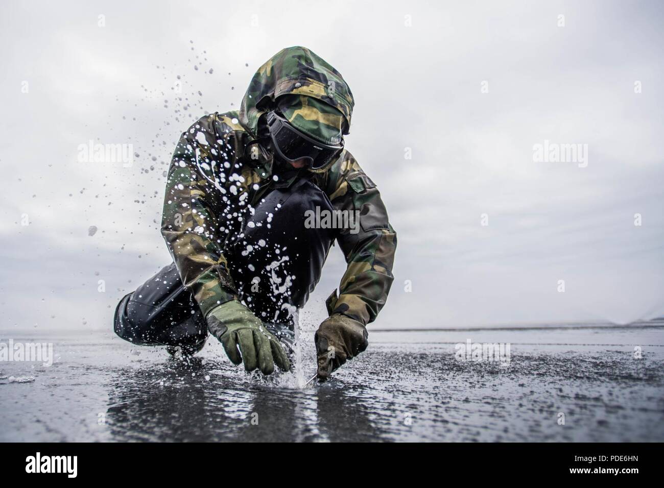 OCEAN (May 14, 2018) Airman Caleb Pacheco, from Corpus Christi, Texas ...