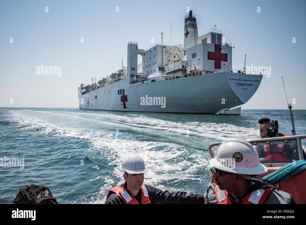 ATLANTIC OCEAN (May 12, 2018) U.S. Navy Sailors and civil service ...