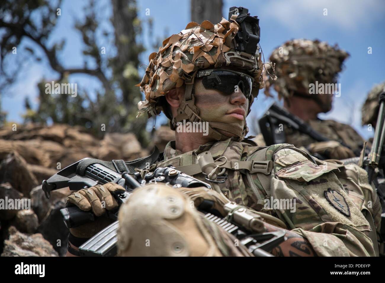 U.S. Army Troopers assigned to 2nd Squadron, 14th Calvary Regiment, 2nd ...