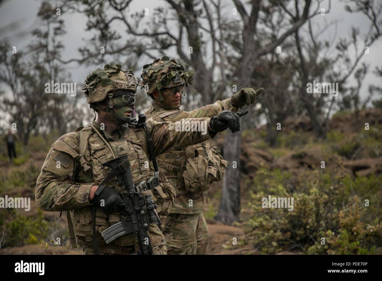 U.S. Army Lt. Col. Tim Peterman, Squadron Commander of 2nd Squadron ...