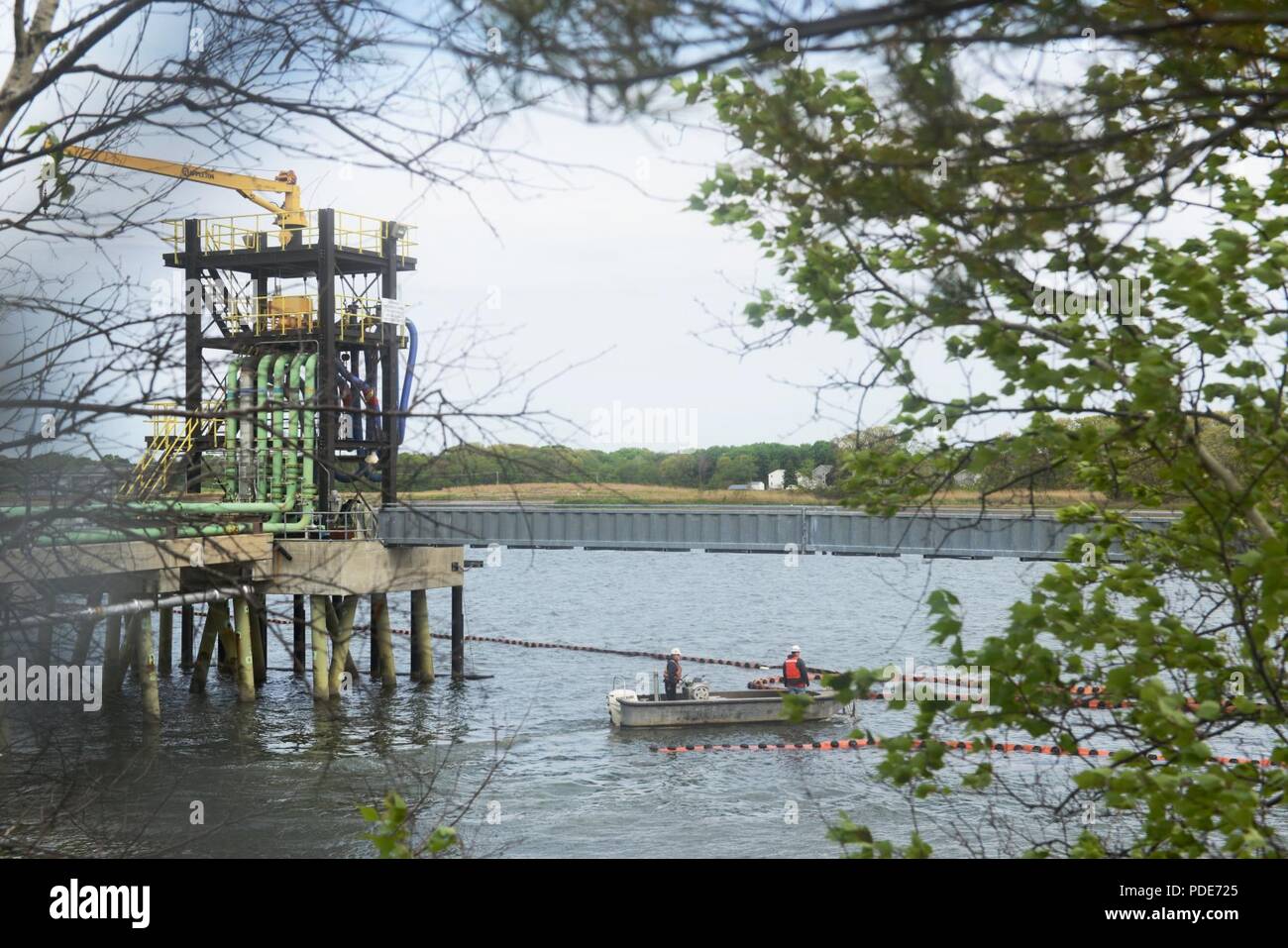 Members of the U.S. Coast Guard Sector Boston Pollution Prevention Team ...