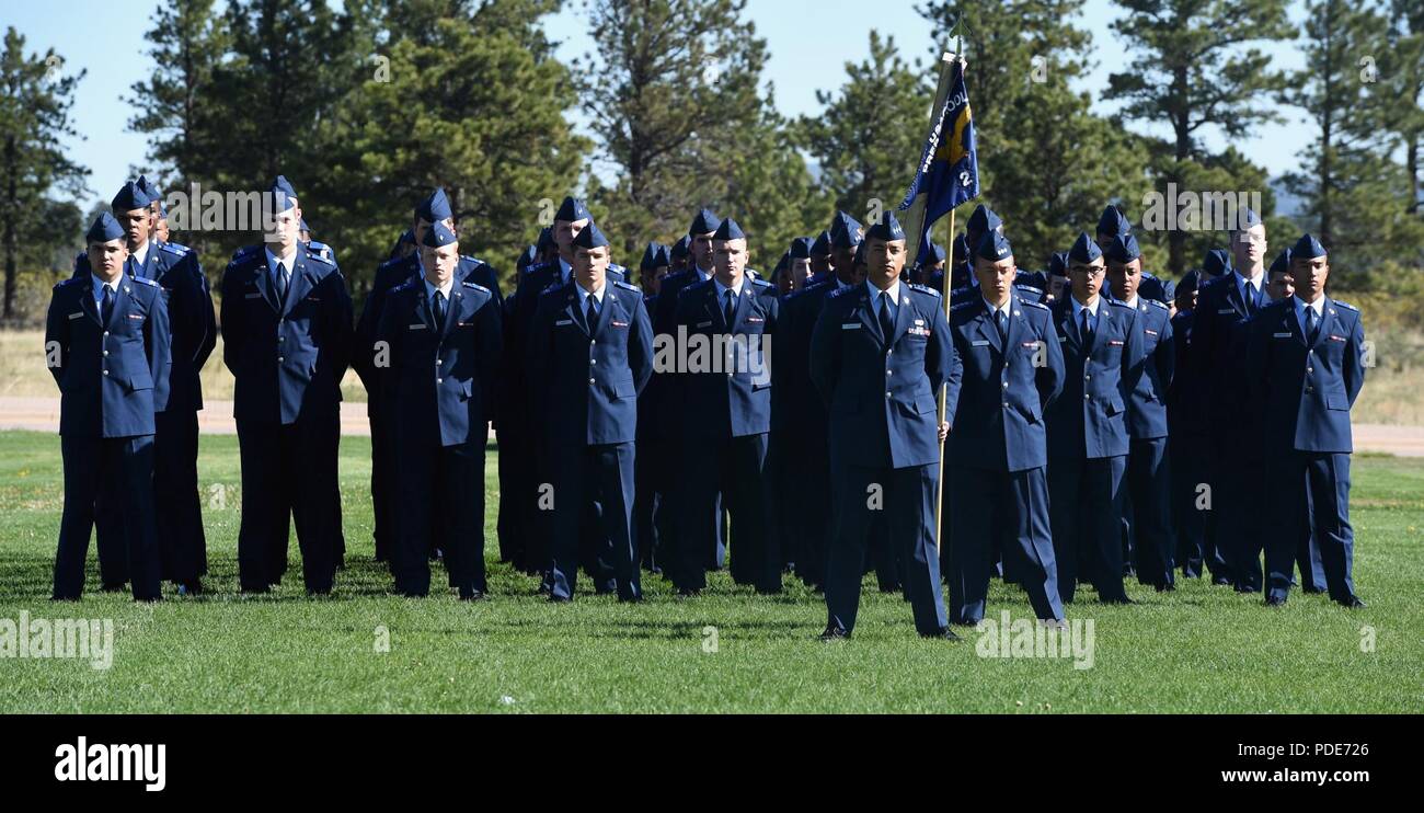 U.S. Air Force Academy Preparatory School cadet candidates stand in ...