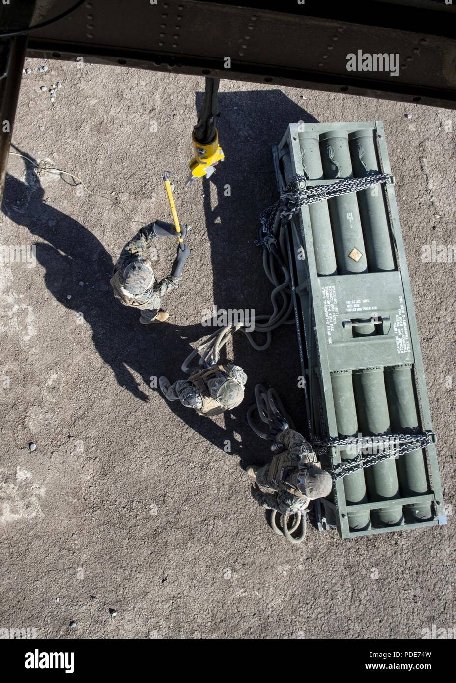 Marines with 1st Transport Support Battalion, Combat Logistics Regiment ...
