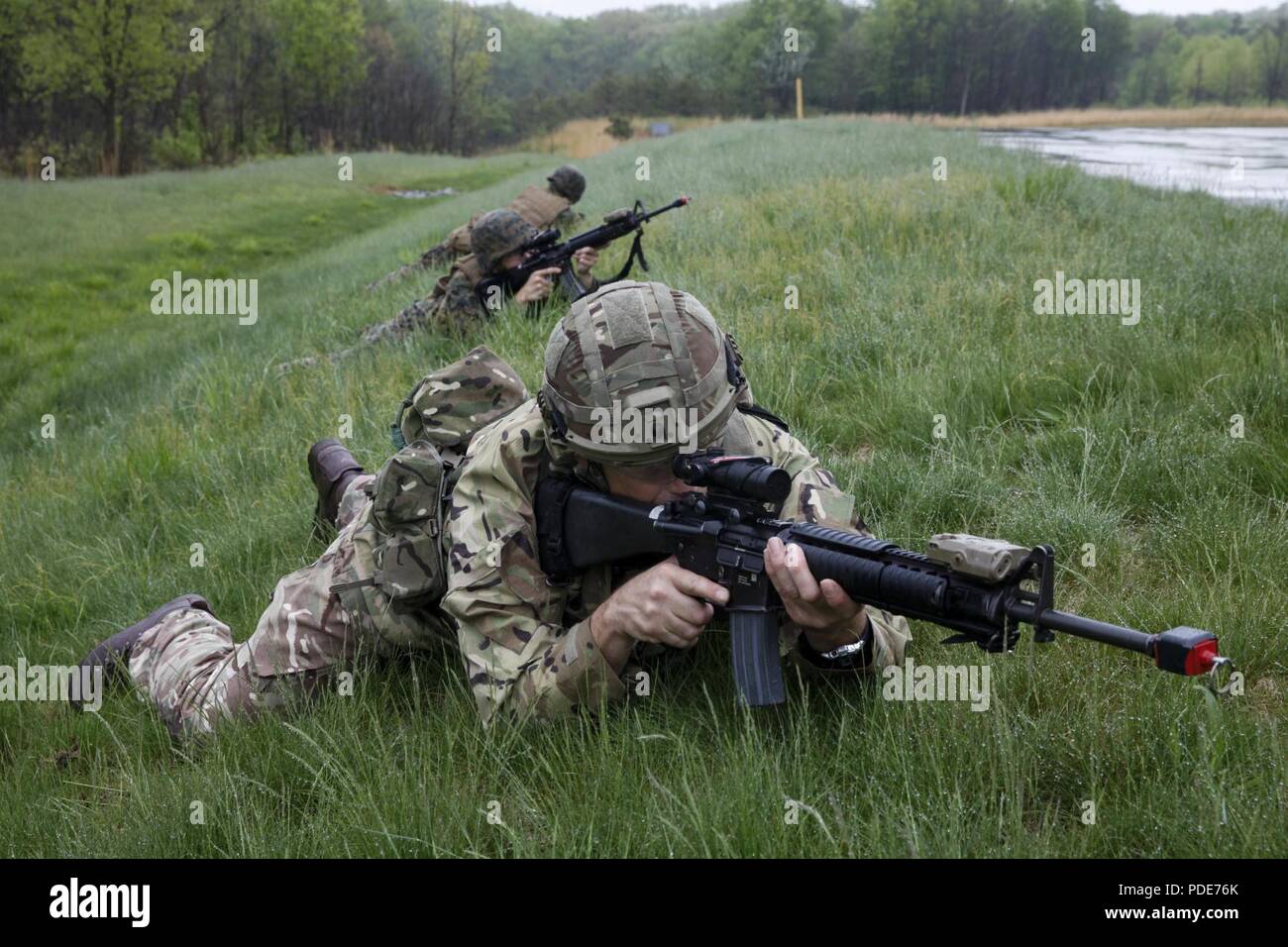 British Army Lance Cpl. Christopher C. Lane, commando with 131 Commando ...