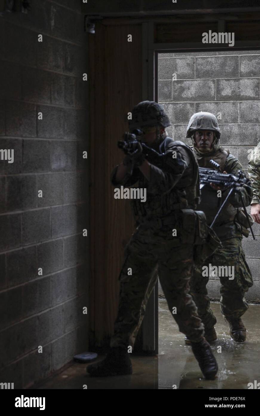 U.S. Marines with 6th Engineer Support Battalion, 4th Marine Logistics ...