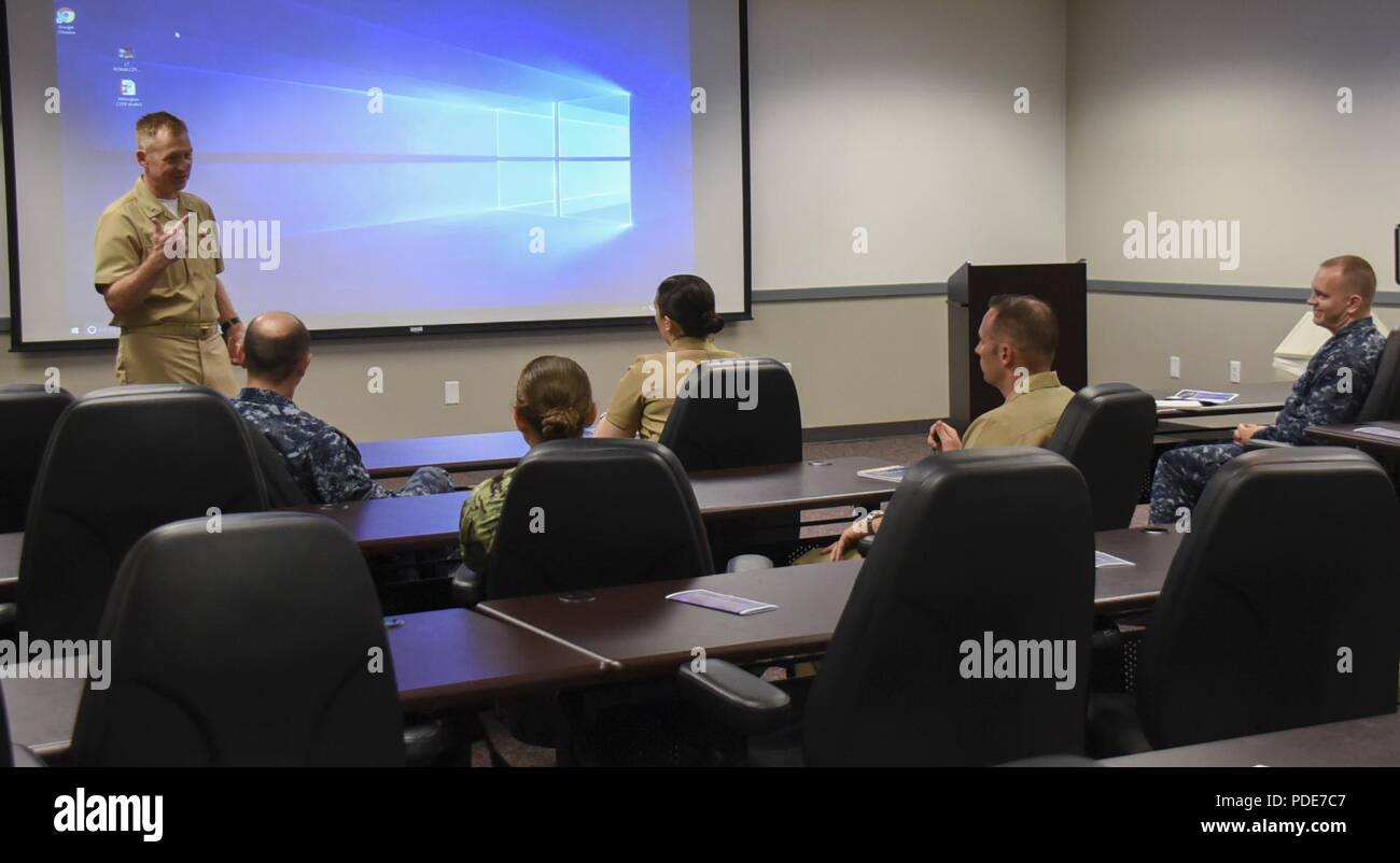 MILLINGTON, Tenn. (May 15, 2018) Capt. Mike Patterson, Chief of Staff ...