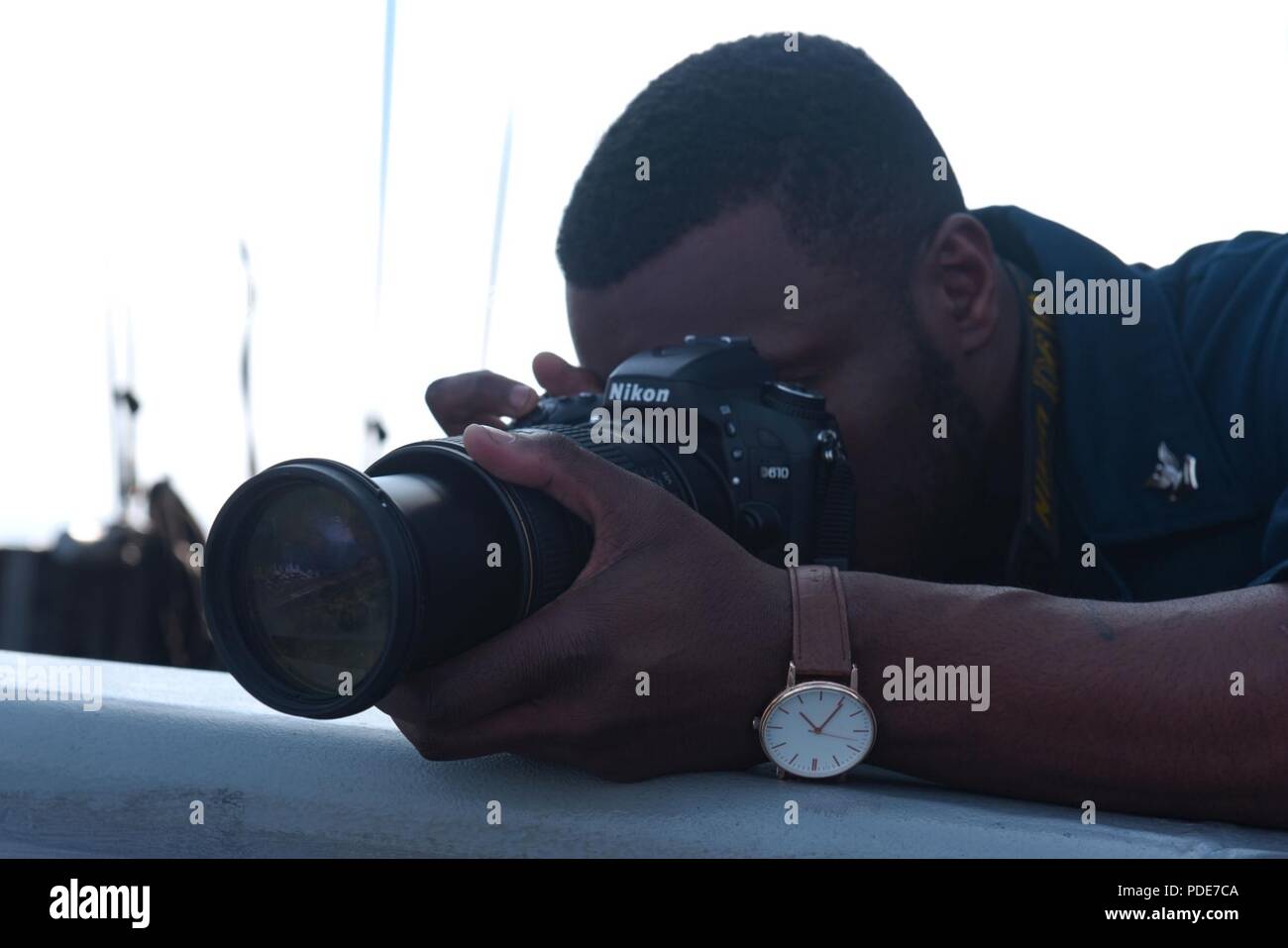 MEDITERRANEAN SEA (May 13, 2018) Intelligence Specialist 2nd Class ...