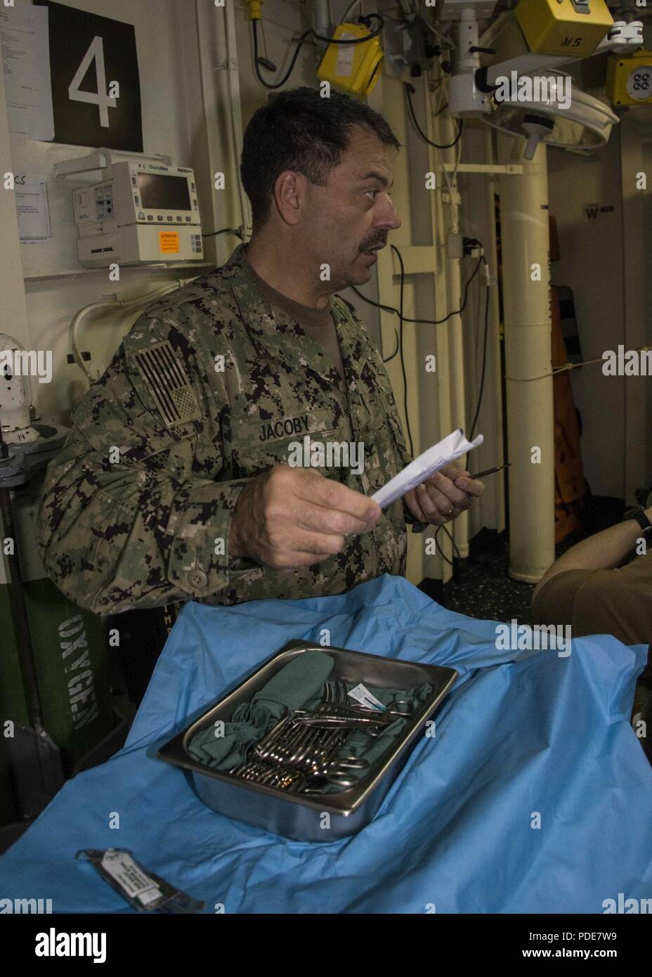 5TH FLEET AREA OF OPERATIONS (May 17, 2018) Capt. Robert Jacoby, a ...