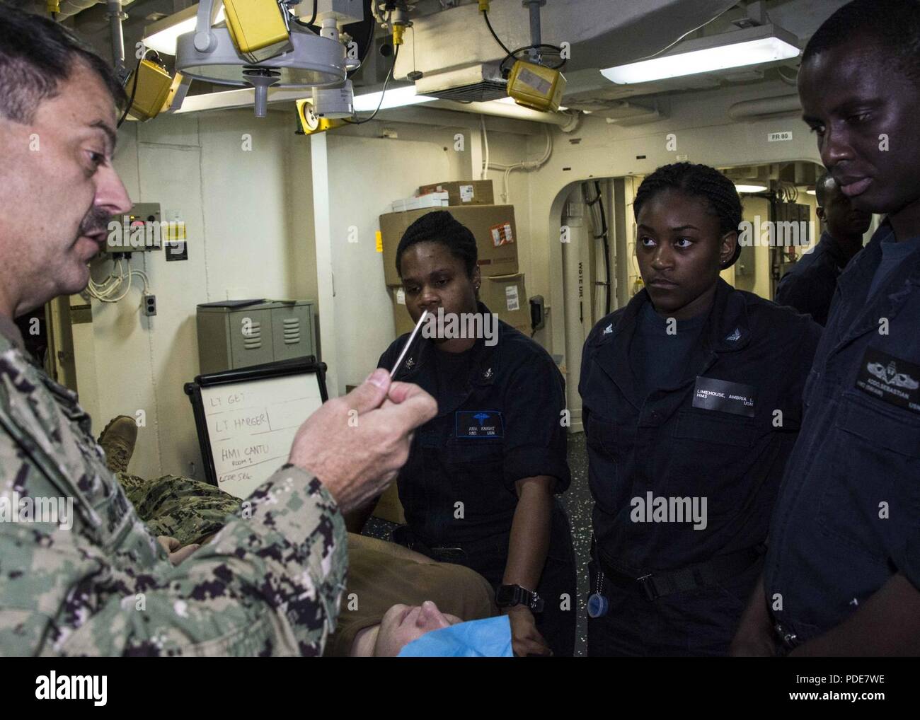 5TH FLEET AREA OF OPERATIONS (May 17, 2018) Capt. Robert Jacoby, a ...