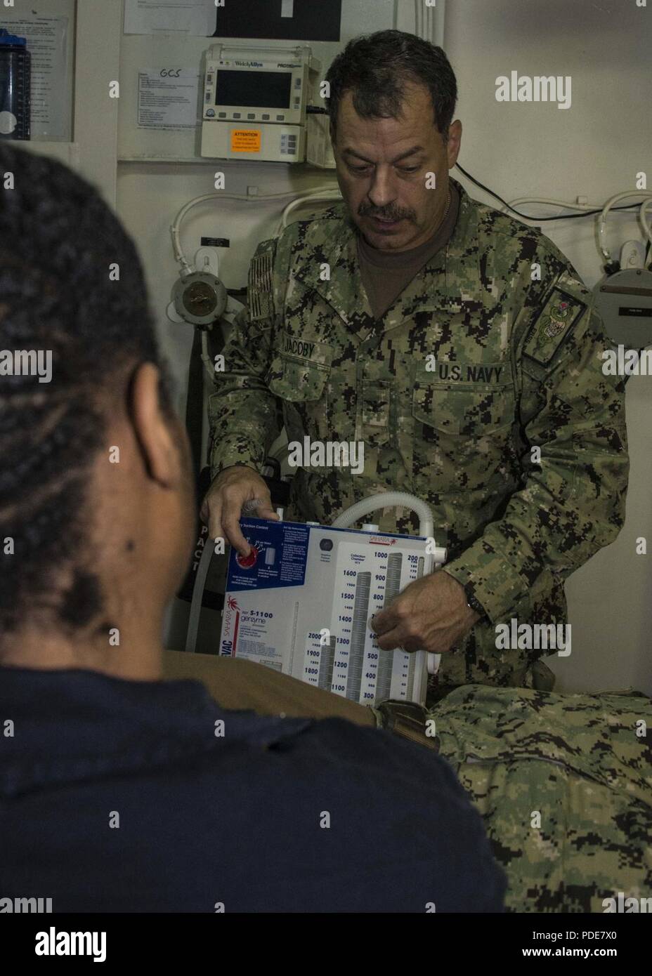 5TH FLEET AREA OF OPERATIONS (May 17, 2018) Capt. Robert Jacoby, a ...