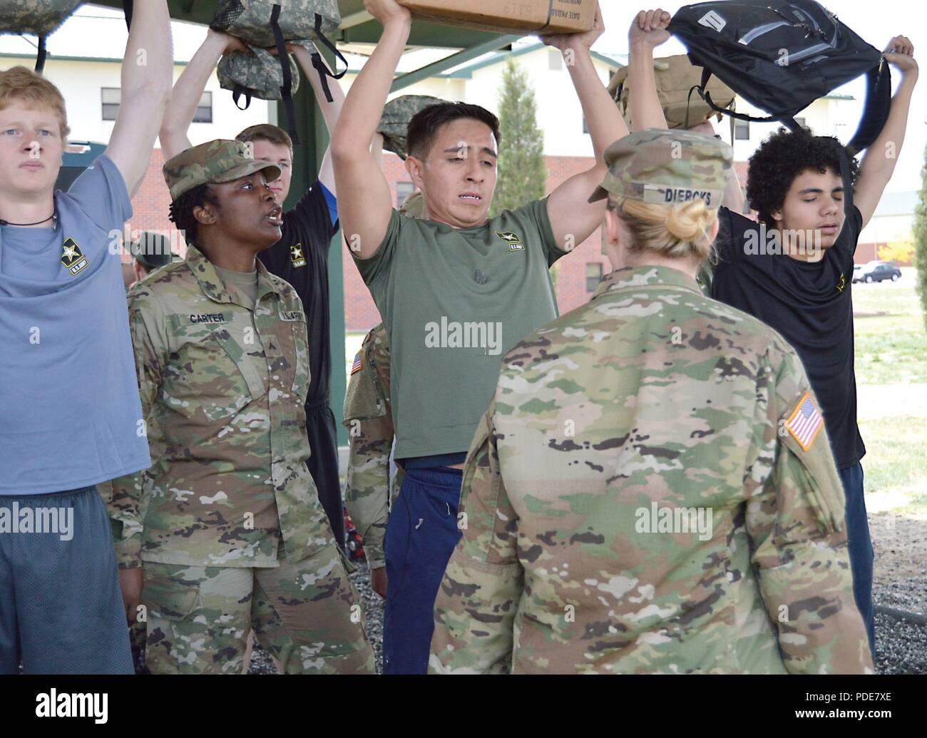 FORT CARSON, Colo. — Army Reserve drill sergeant candidates with the ...