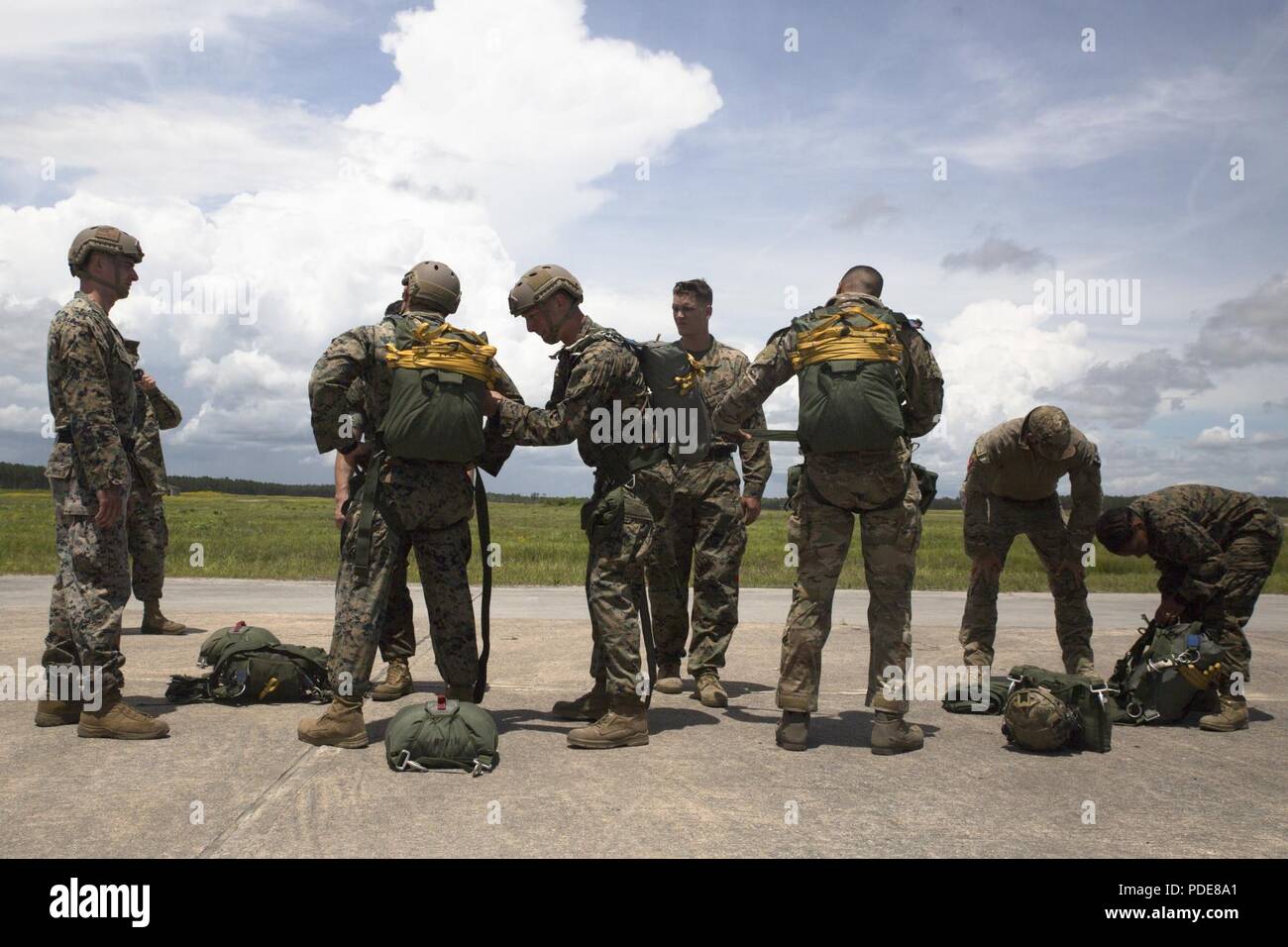 U.S. Marines with II Marine Expeditionary Force Information Group ...