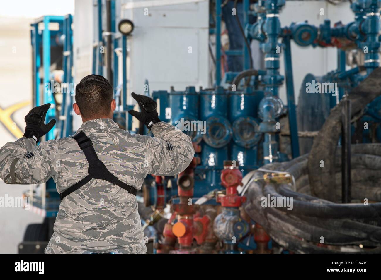 U.S. Air Force Senior Airman Jacob New, 60th Aerial Port Squadron ...