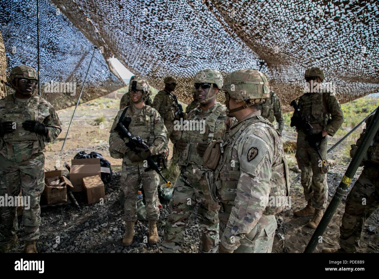 U.S. Army Maj. Gen. Ronald Clark, Commanding General, 25th Infantry ...