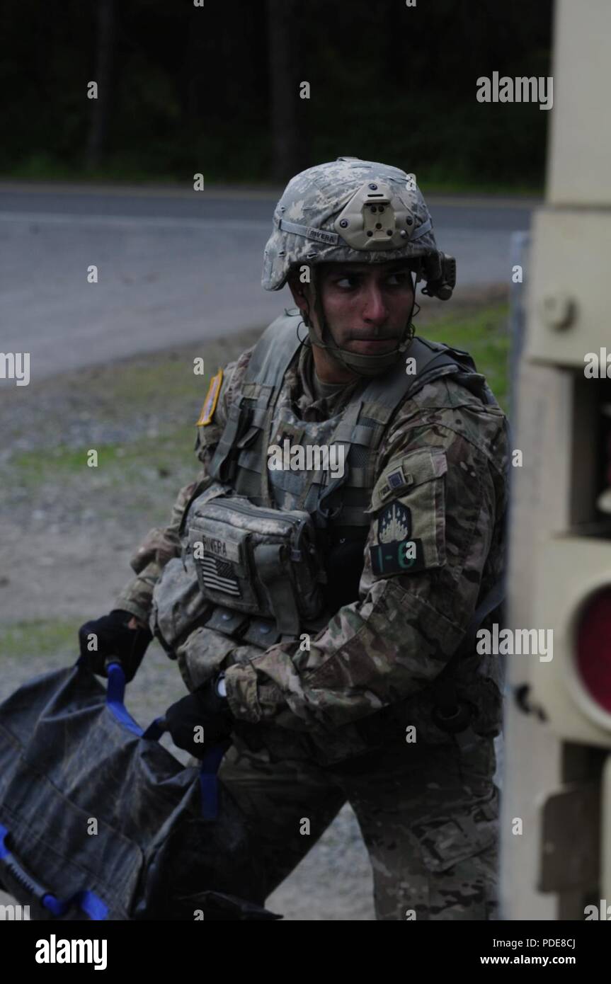 Cpt. Raul Rivera, representing the 555th Engineer Brigade in the I ...