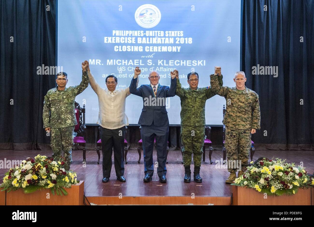 From left, Armed Forces of the Philippines Lt. Gen. Emmanuel B. Salamat ...