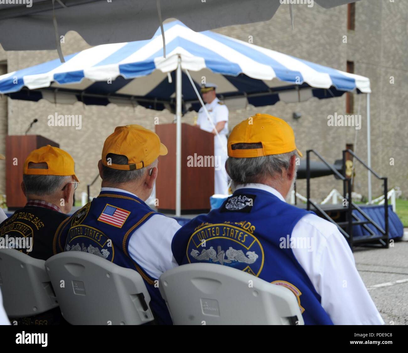 Cmdr. Leightom Pitre, commanding officer Submarine Learning Facility ...
