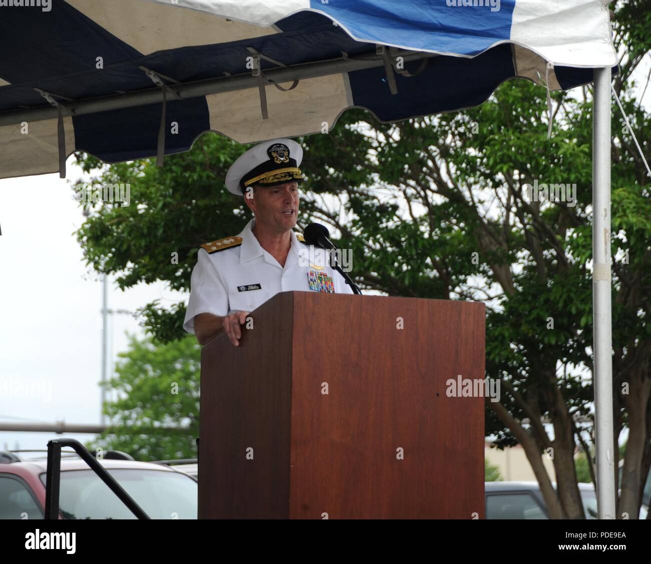 Vice Adm. William Merz, Deputy Chief of Naval Operations for Warfare ...