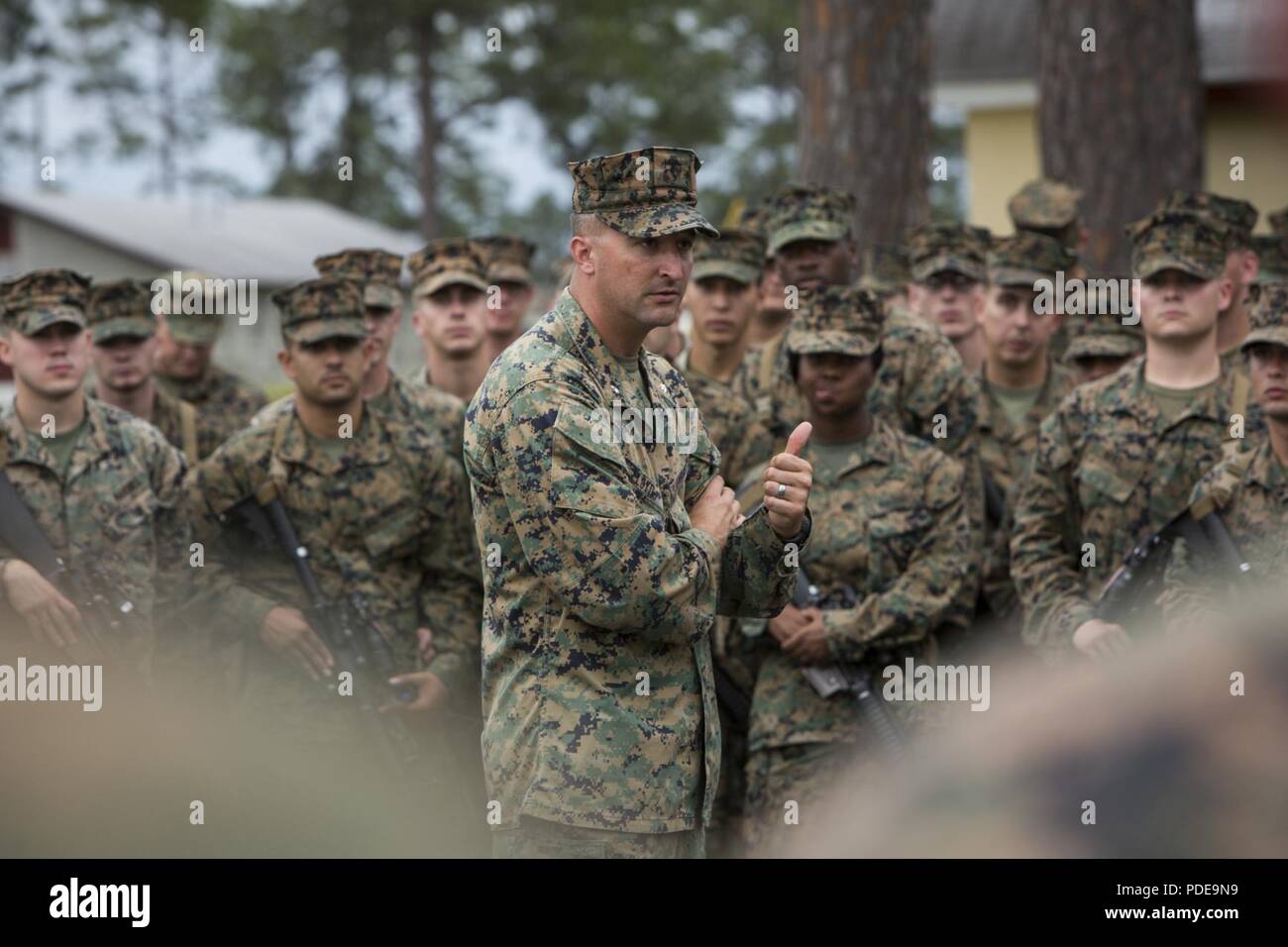 U.S. Marine Corps Lt. Col. Aaron Lloyd, the commanding officer of 2nd ...