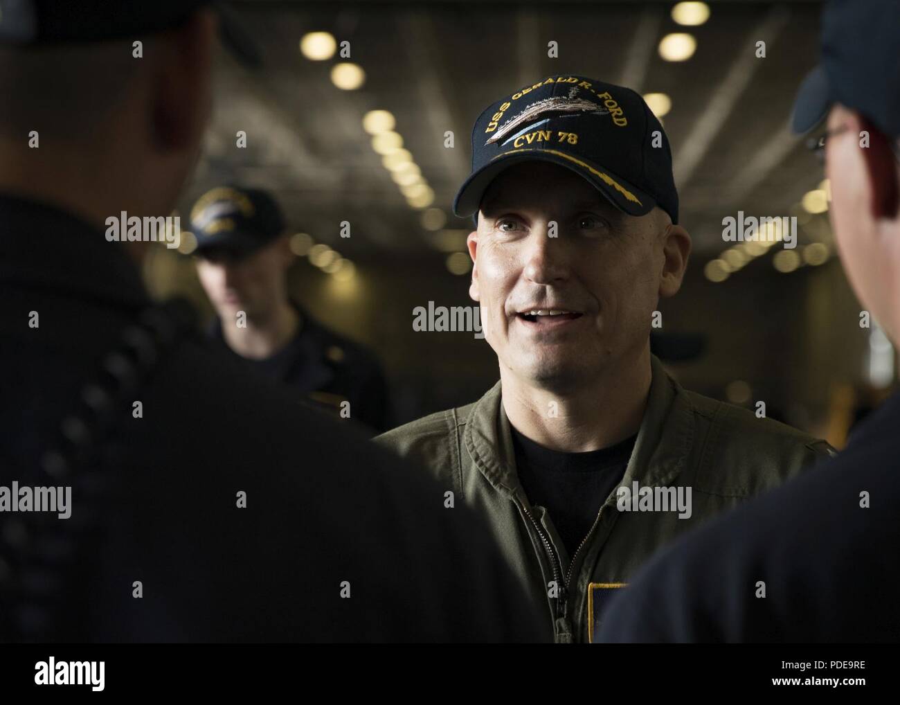 NORFOLK, Va. (May 18, 2018) -- Cmdr. Thomas Plott, from Hendersonville ...