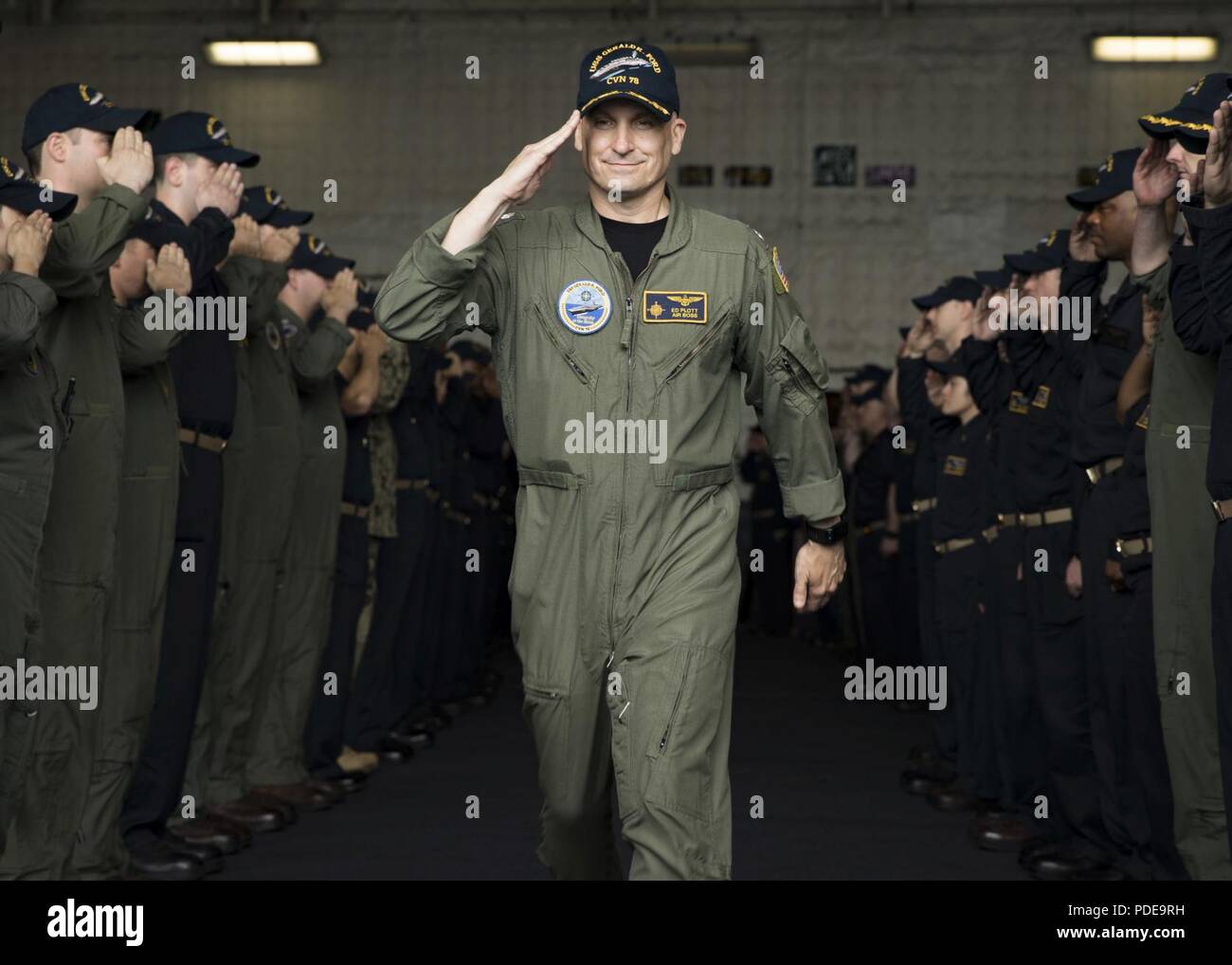 NORFOLK, Va. (May 18, 2018) -- Cmdr. Thomas Plott, from Hendersonville ...