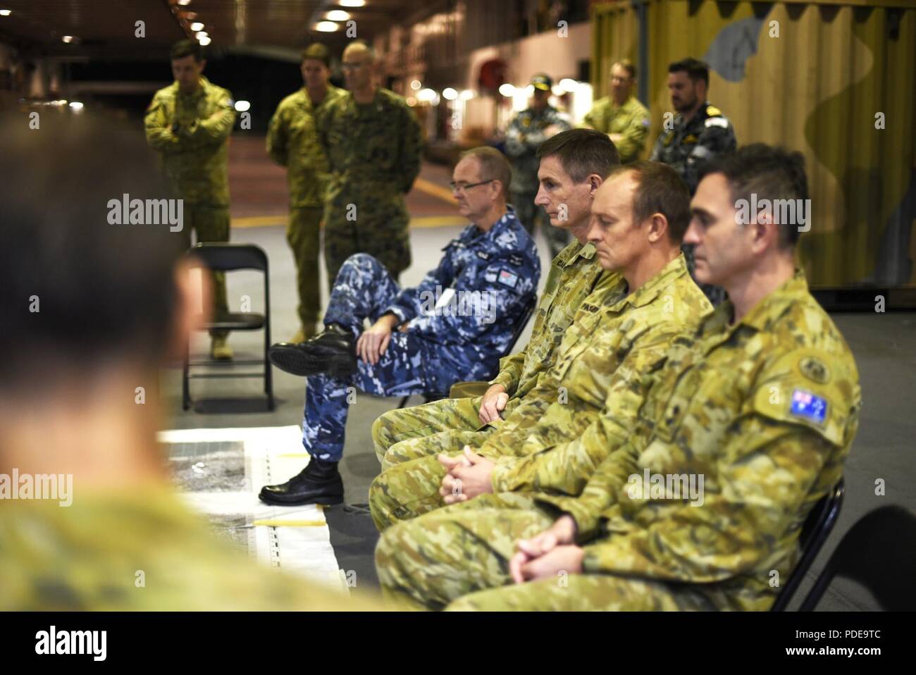 Australian Defence Force Chief of Army Lt. Gen. Angus Campbell visits ...