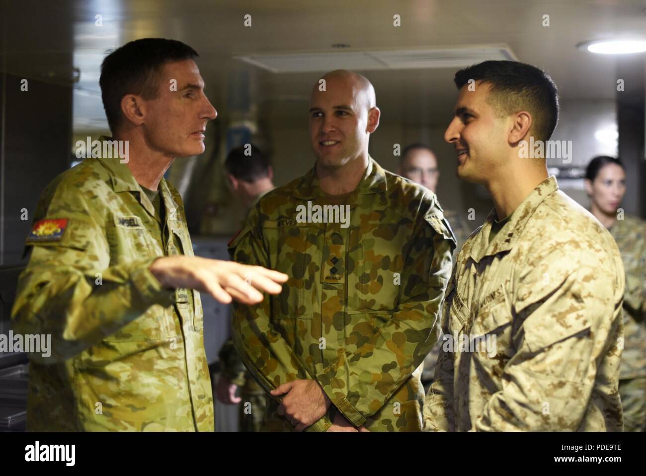 Australian Defence Force Chief of Army Lt. Gen. Angus Campbell talks ...