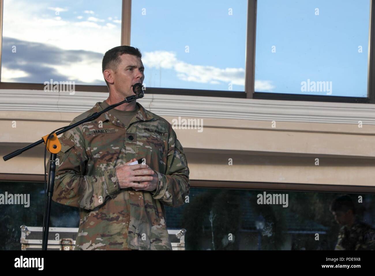 U.S. Army Lt. Col. James Hart, commander of 1st Battalion, 21st ...