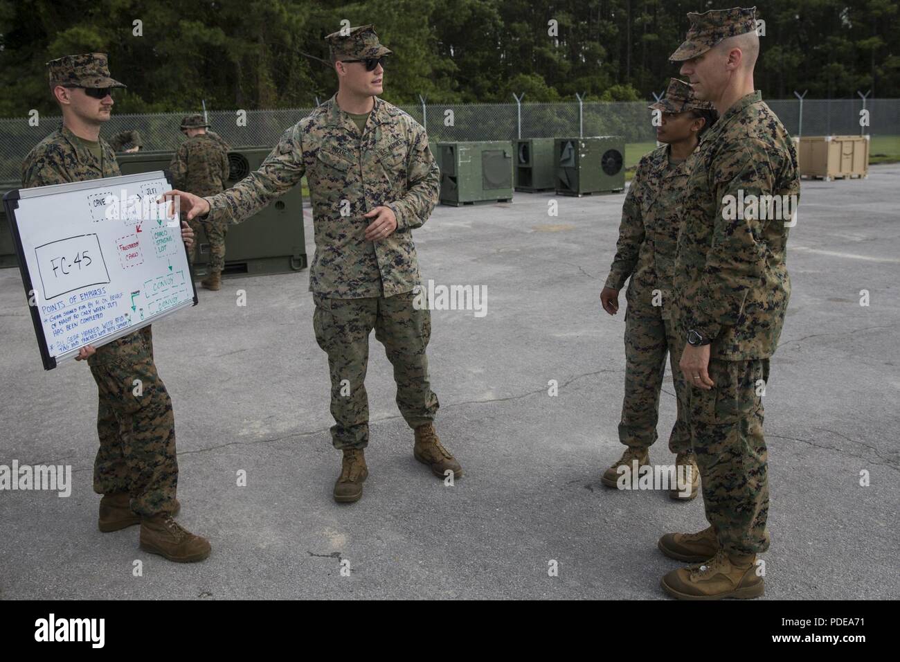 The Commanding Officer Of Headquarters Regiment High Resolution Stock ...