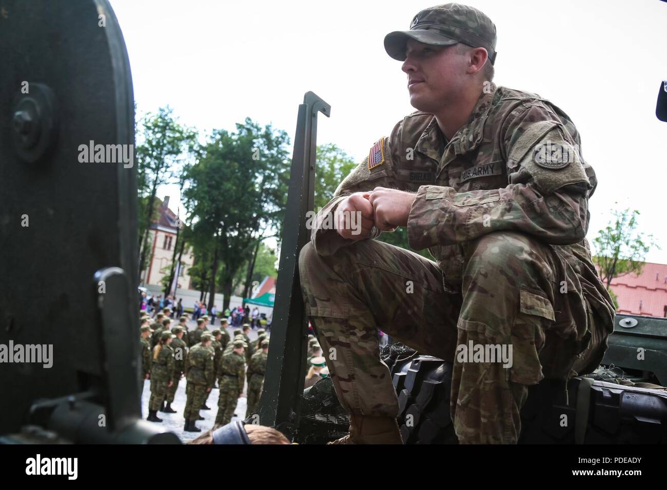 Pfc. Tanner Shelko, a Norco, California native and infantryman with 1st ...