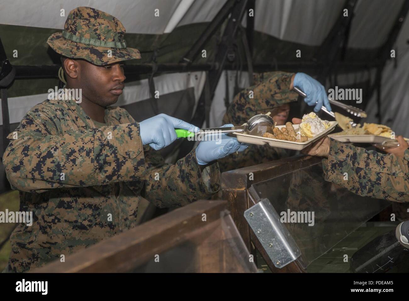 U.S. Marine Corps Lance Cpl. Joseph Duckett with Service Company ...