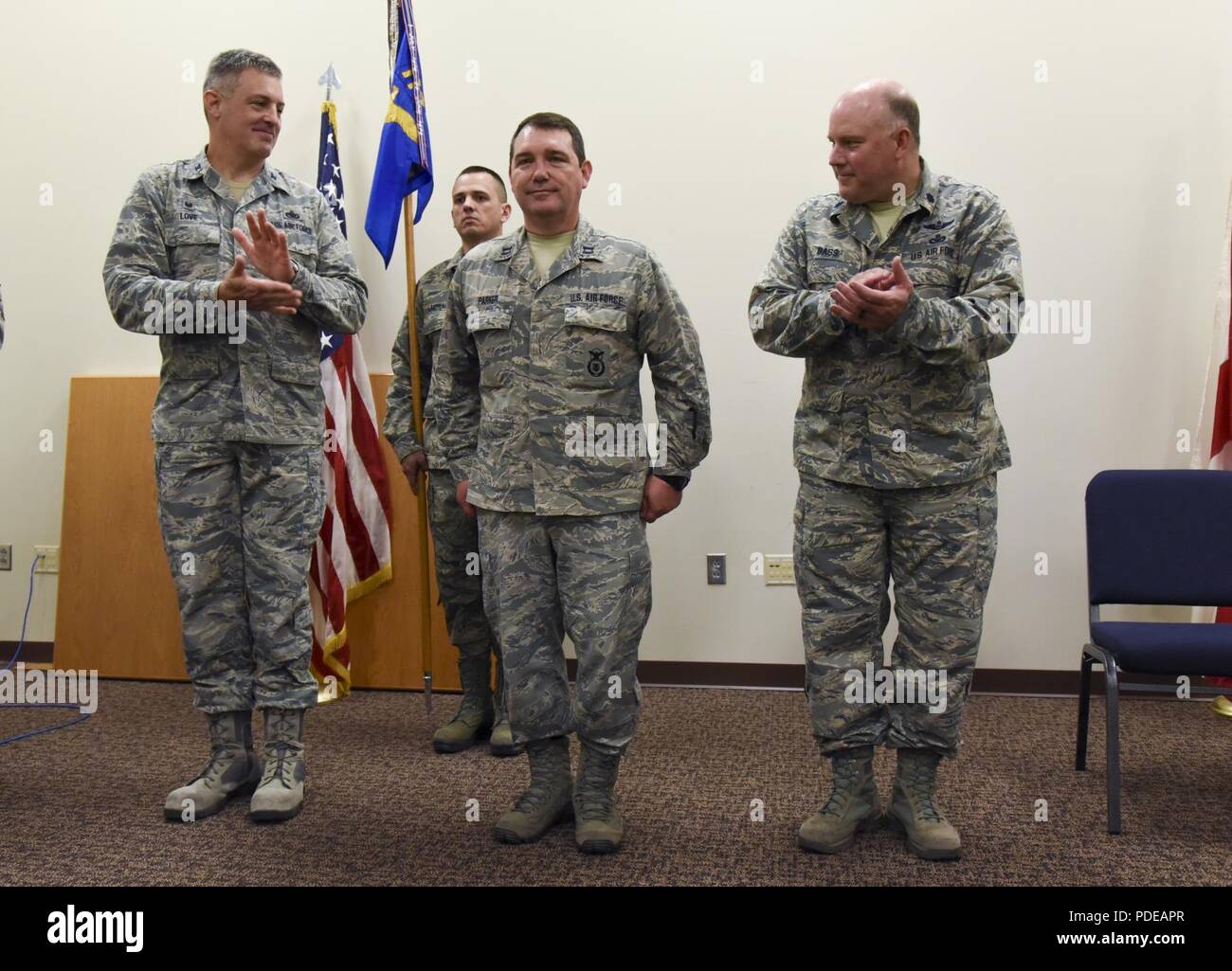 Captain James Parker assumes command of the 117th Security Forces ...
