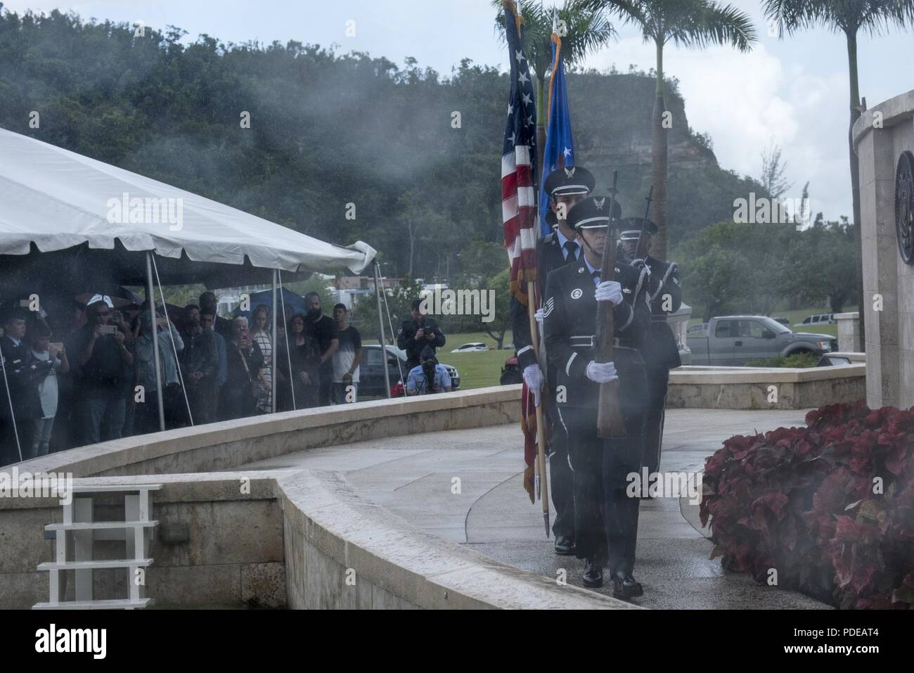 Airmen from the U.S. Air Force Honor Guard perform full military ...
