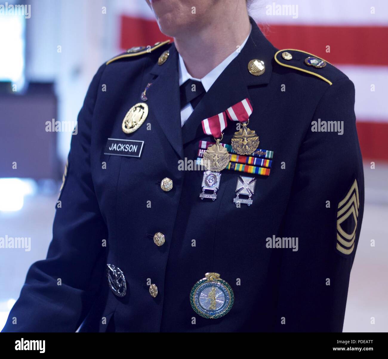 Alaska Army National Guard Master Sgt. Elaine Jackson marks 20 years of ...