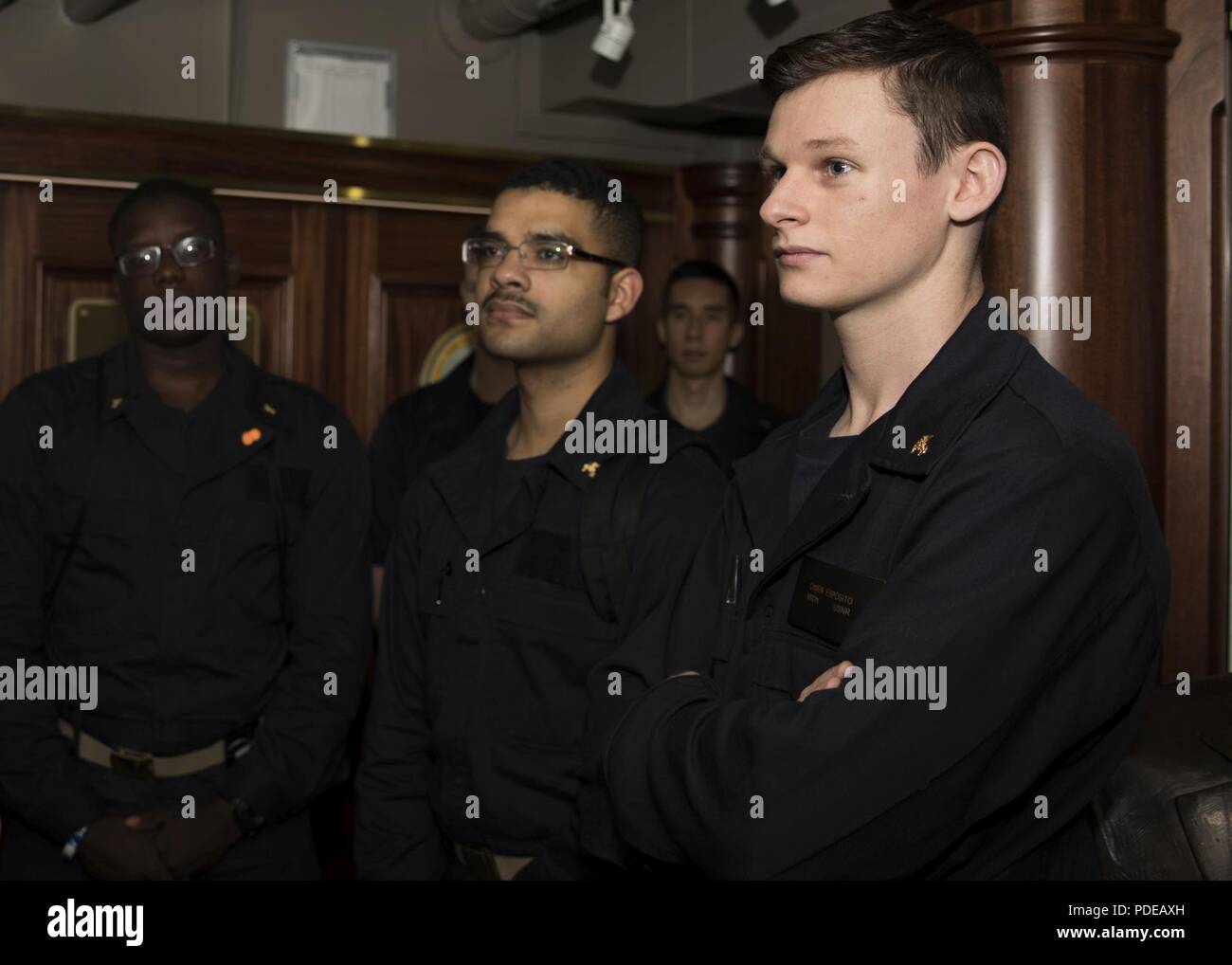 ATLANTIC OCEAN (May 20, 2018) -- Midshipman Owen Esposito, from New ...