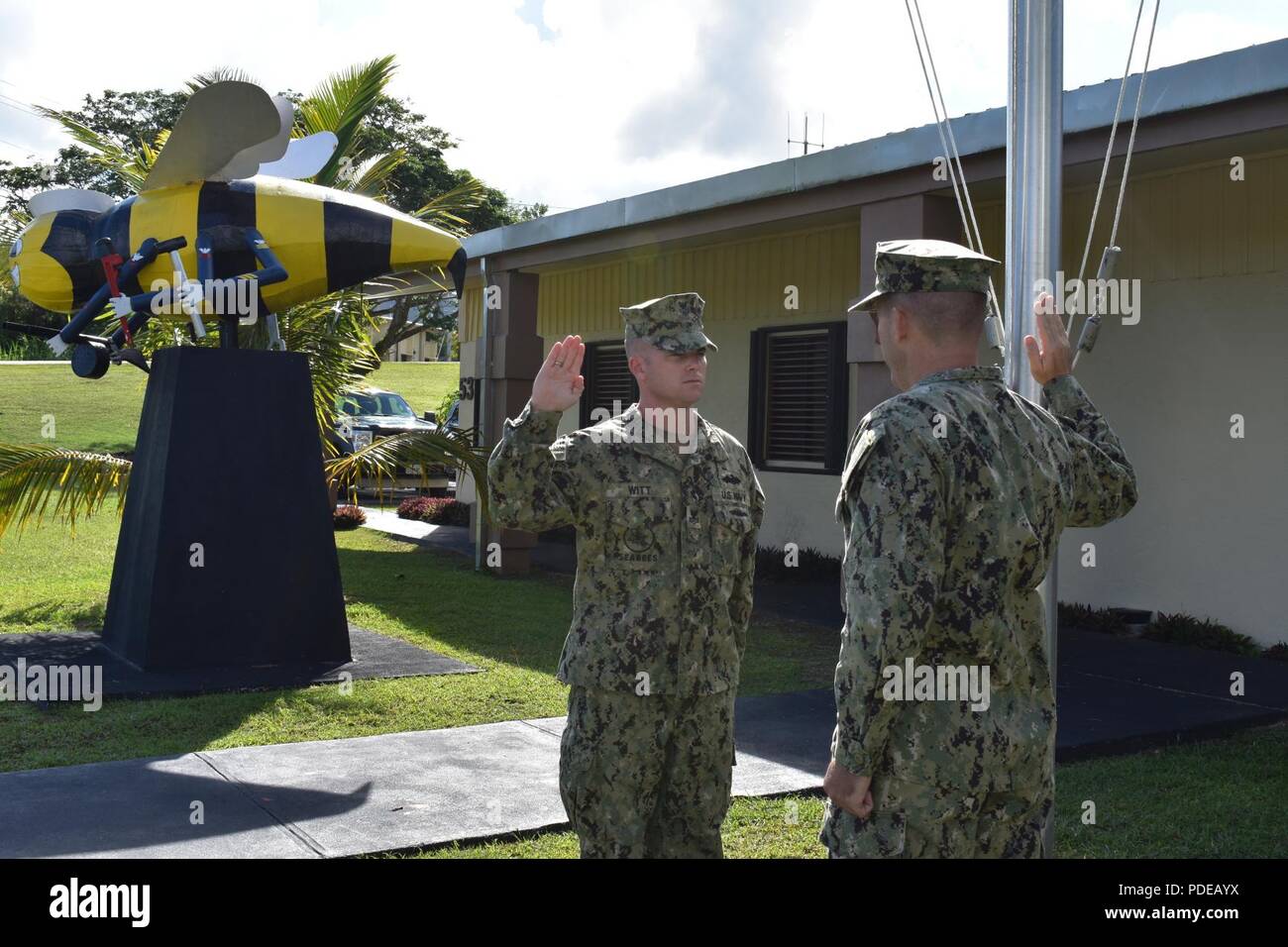 CAMP COVINGTON, Guam (May 14th, 2018) Lieutenant Commander Sterling ...