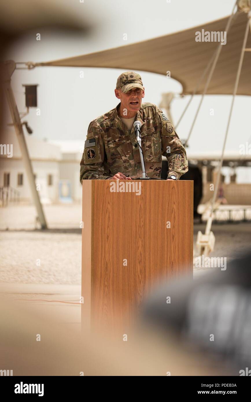 Lt. Col. Mark W. Breed, commander of the 379th Expeditionary Security ...