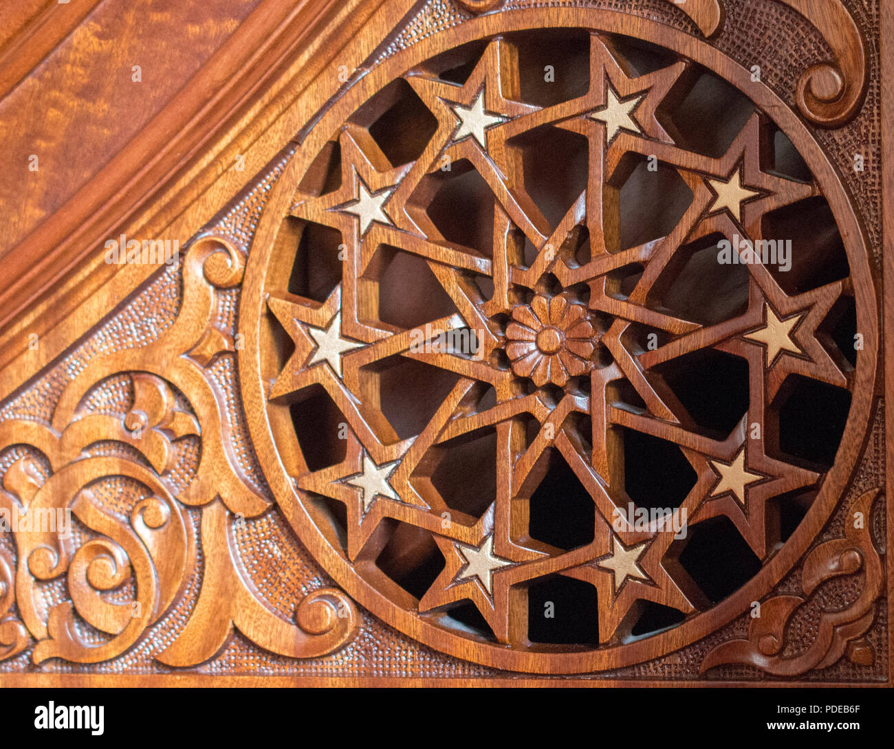 Ottoman Turkish art with geometric patterns in view Stock Photo - Alamy