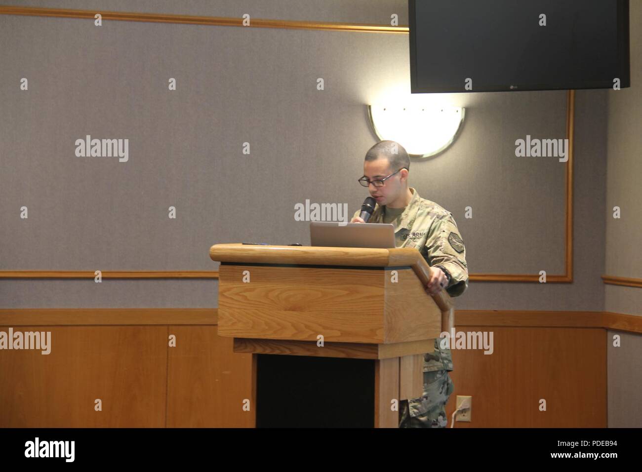 Staff Sgt. Anthony Cintron with Fort McCoy Headquarters and ...