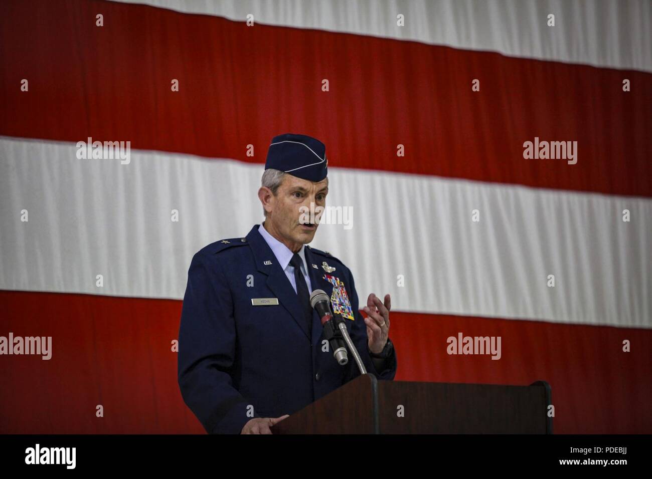 U.S. Air Force Brig. Gen. Kevin J. Keehn, Commander of the New Jersey ...