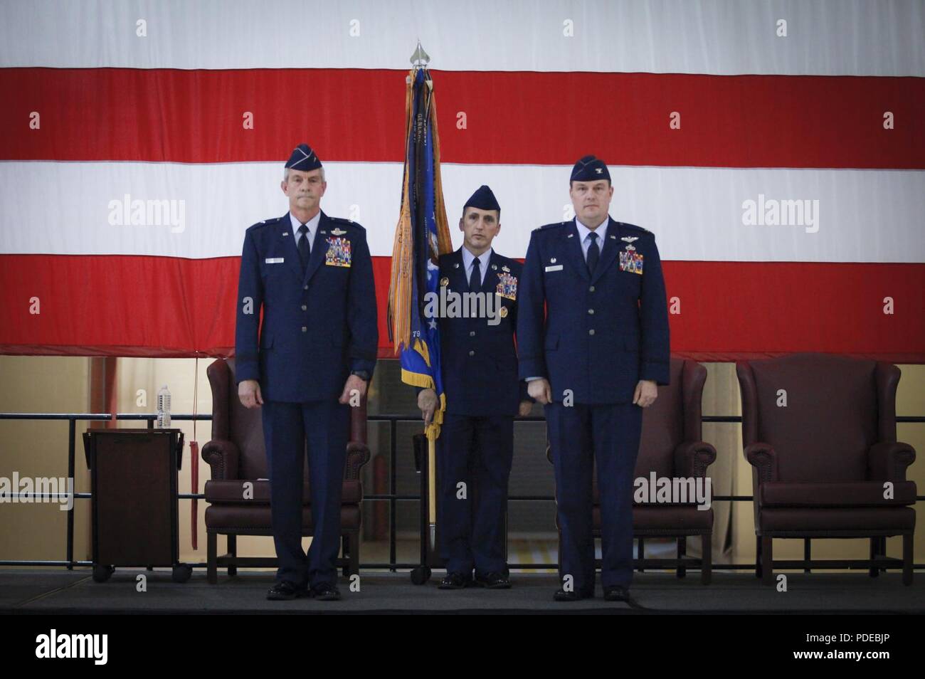 U.S. Air Force Brig. Gen. Kevin J. Keehn, Commander of the New Jersey ...