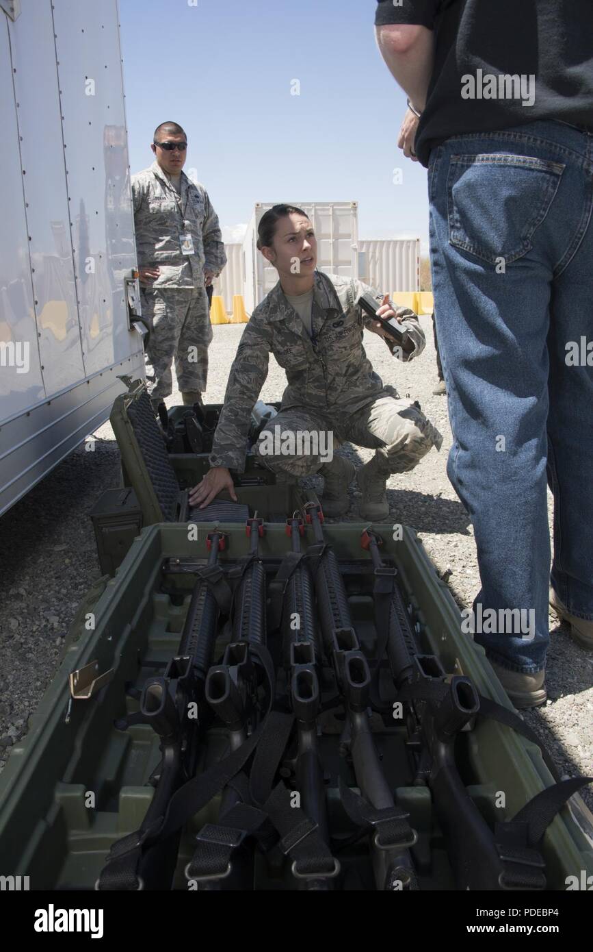 U.S. Air Force Staff Sgt. Callie McGee, 60th Security Forces Squadron ...