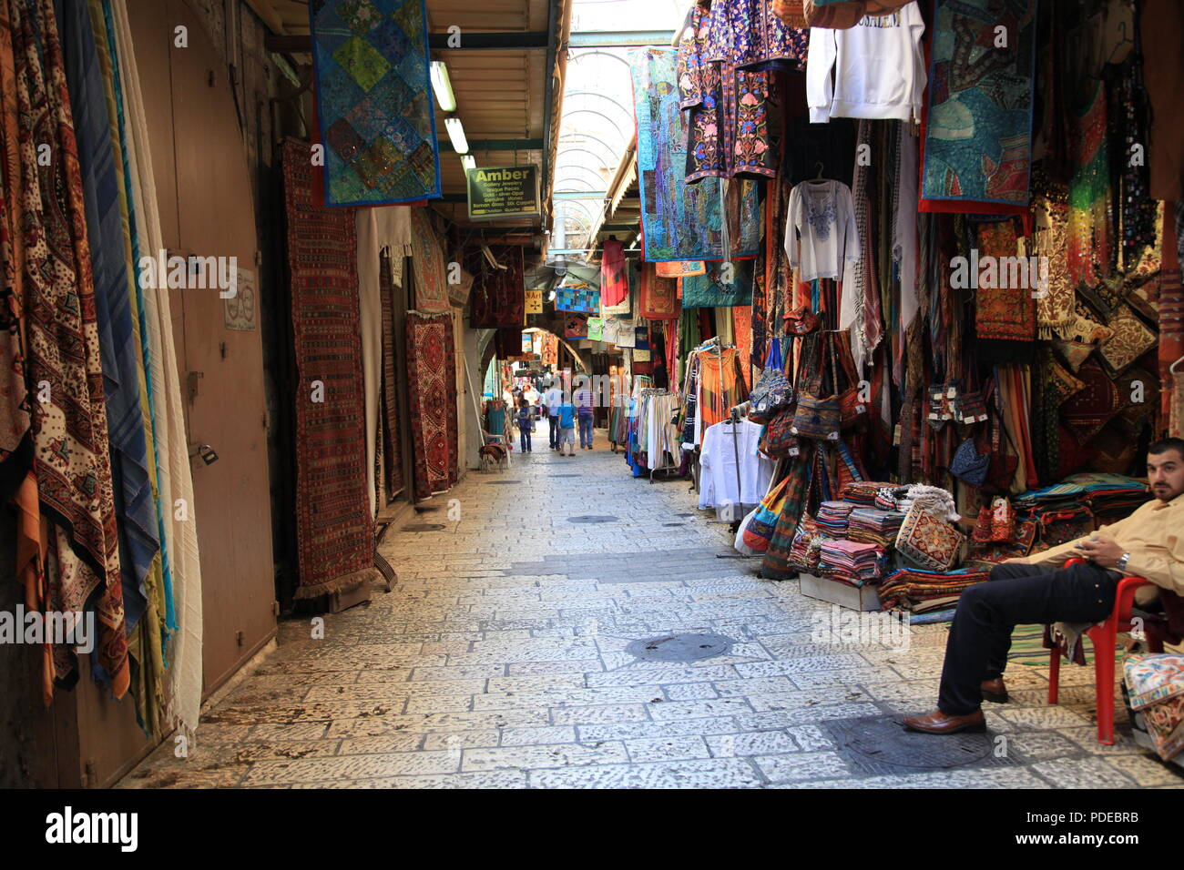 Jerusalem Old City, market in the Arab quarter Stock Photo - Alamy